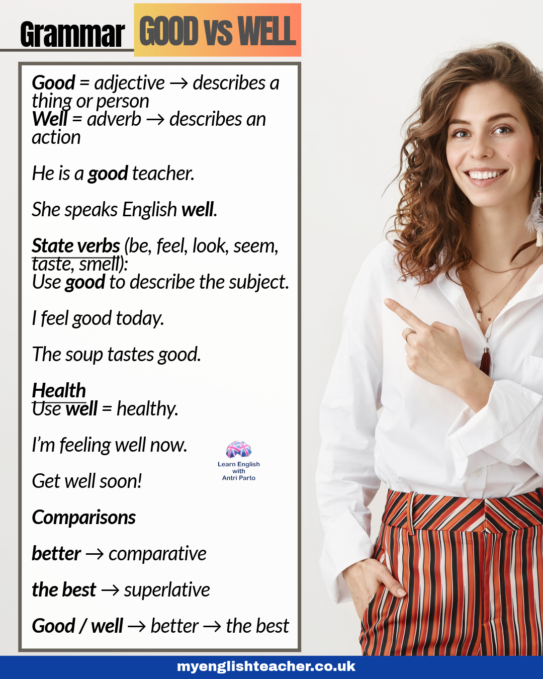 Good vs Well - My Lingua Academy