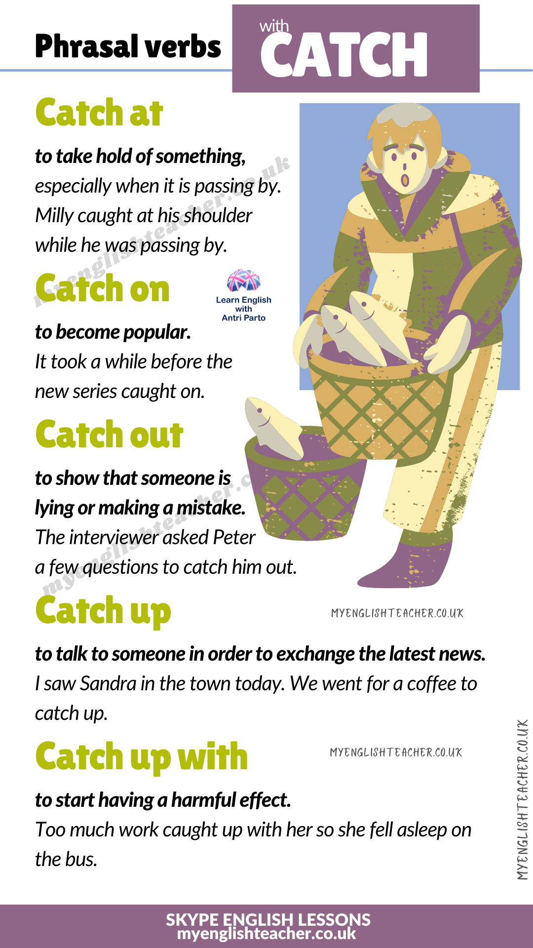 Ways to Use the Verb CATCH - My Lingua Academy