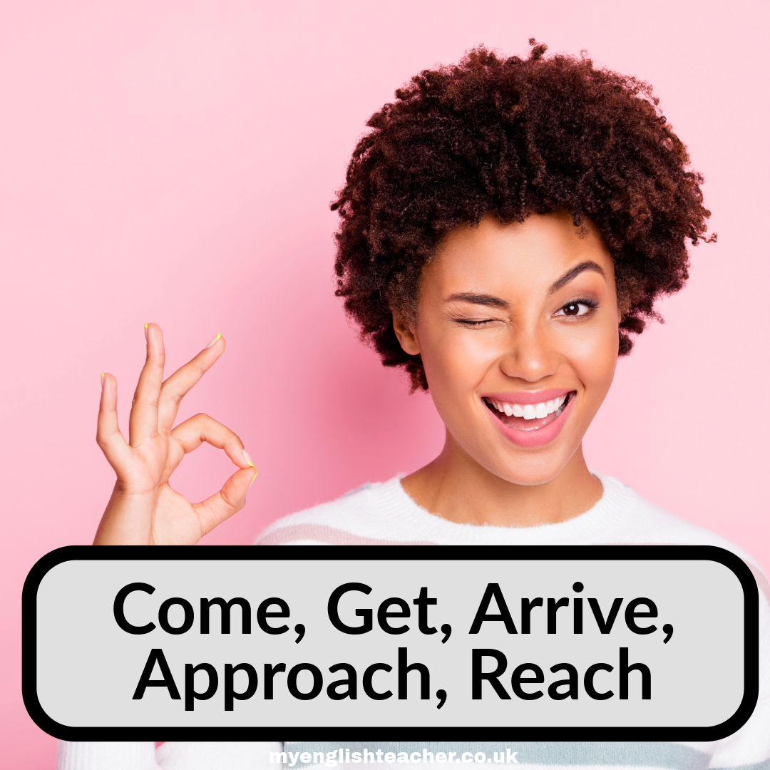 Come, Get, Arrive, Approach, Reach - My Lingua Academy
