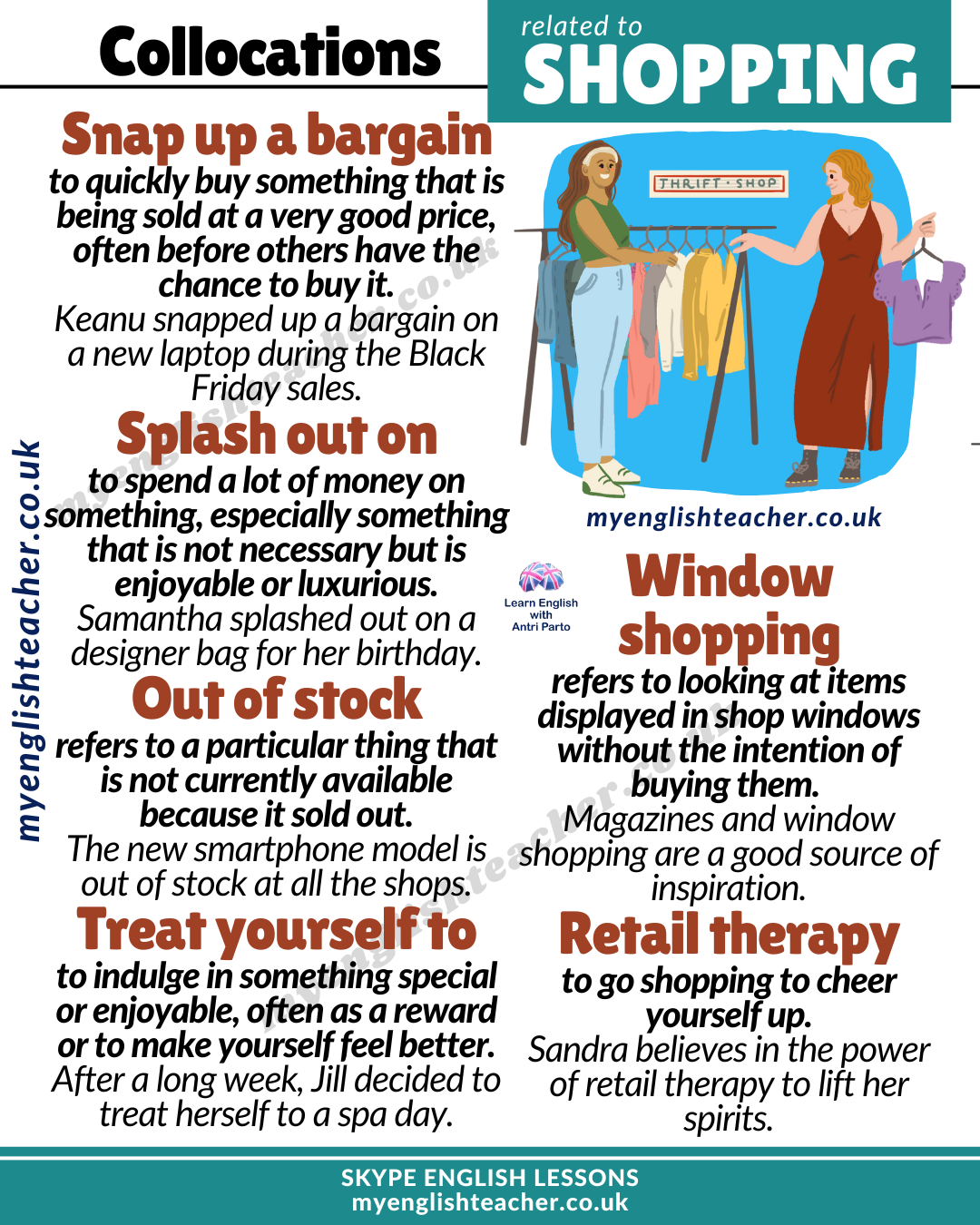 24 Collocations Related to Shopping - My Lingua Academy