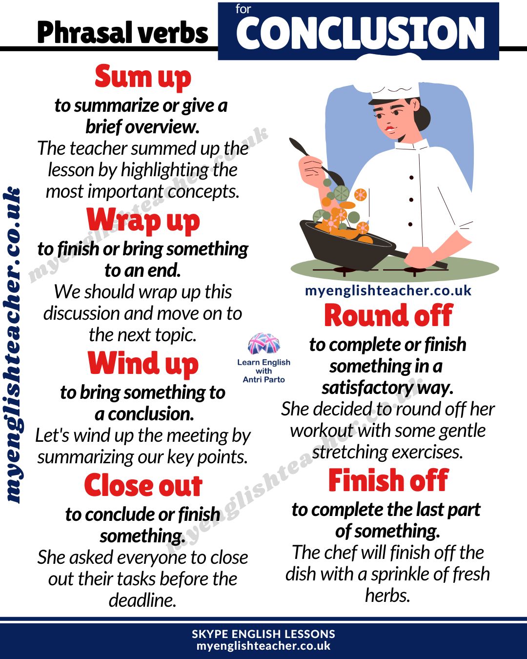 Phrasal Verbs for Conclusion - My Lingua Academy
