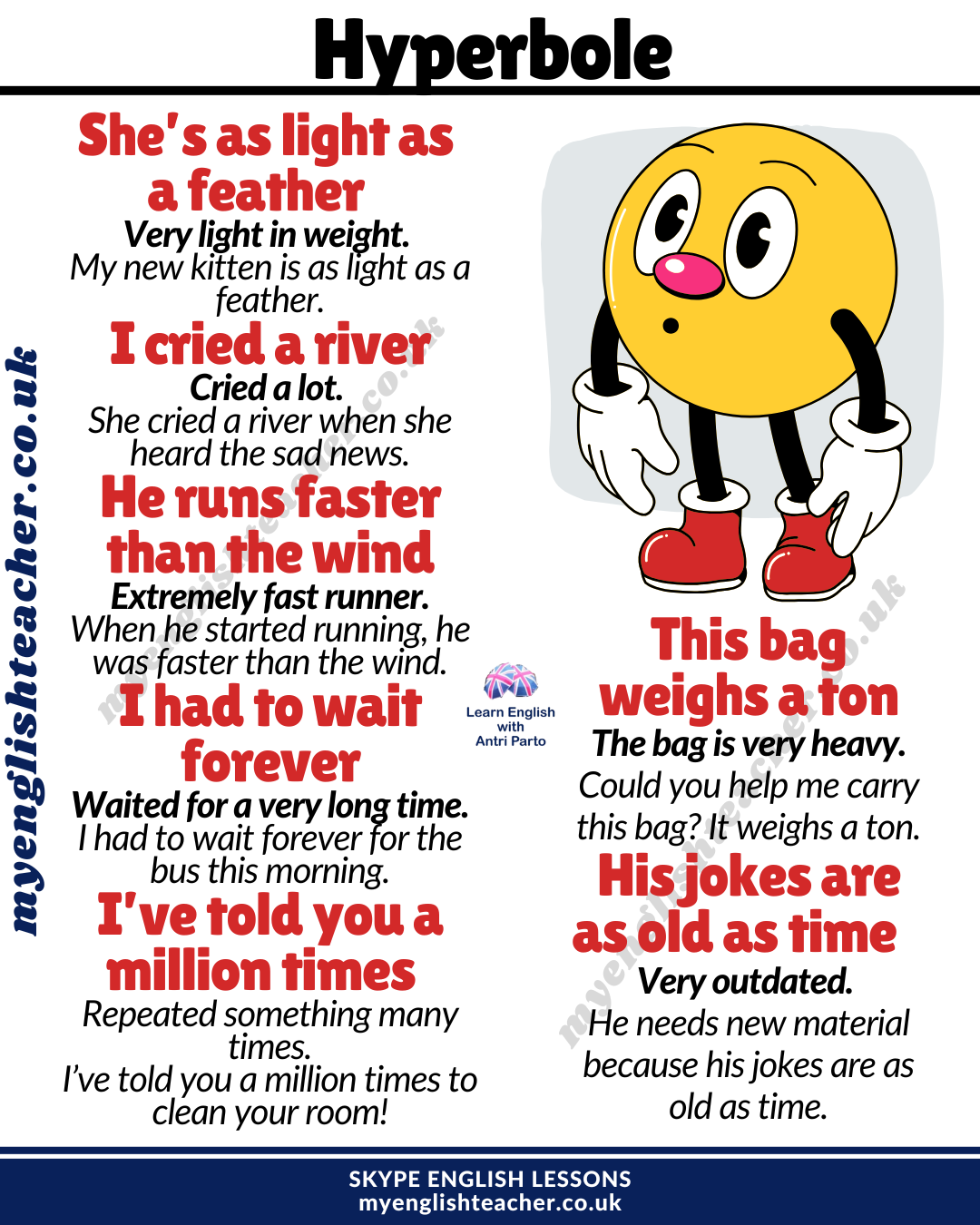 30 Hyperbole in English - My Lingua Academy