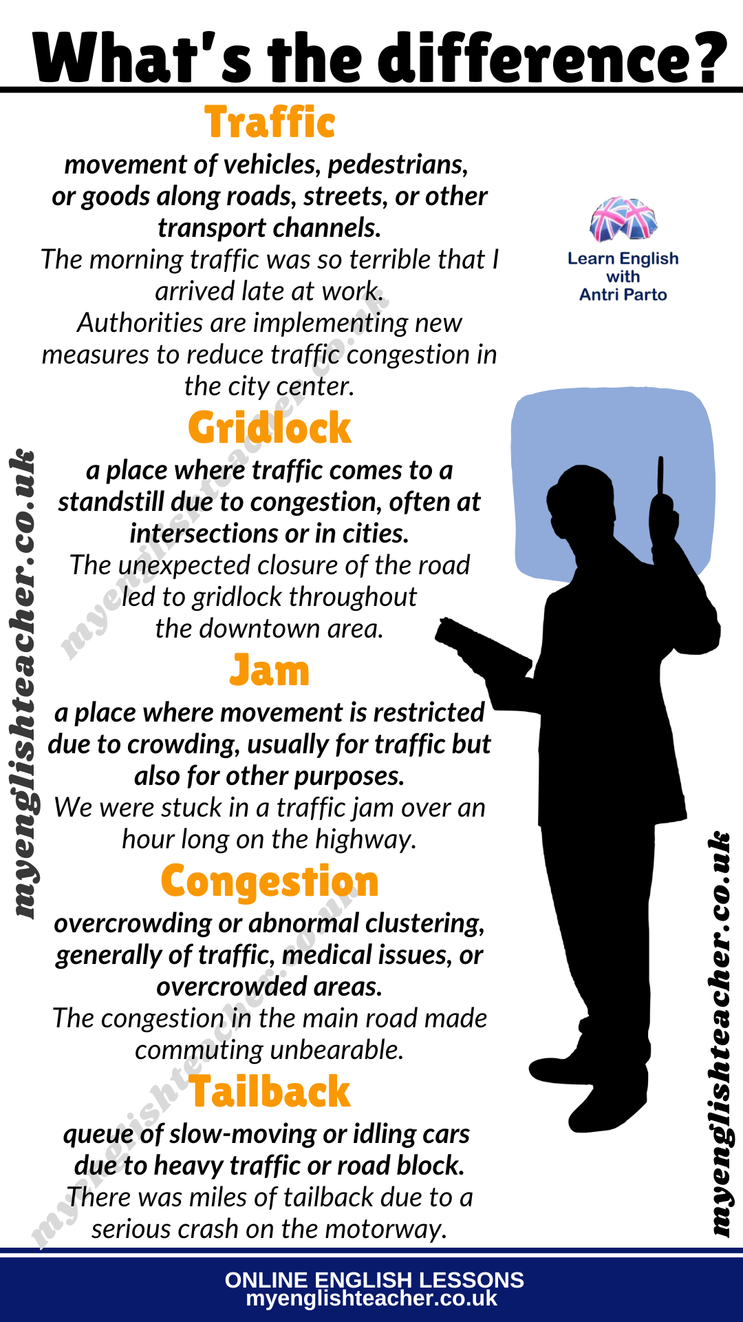 Traffic, Gridlock, Jam, Congestion, Tailback - My Lingua Academy