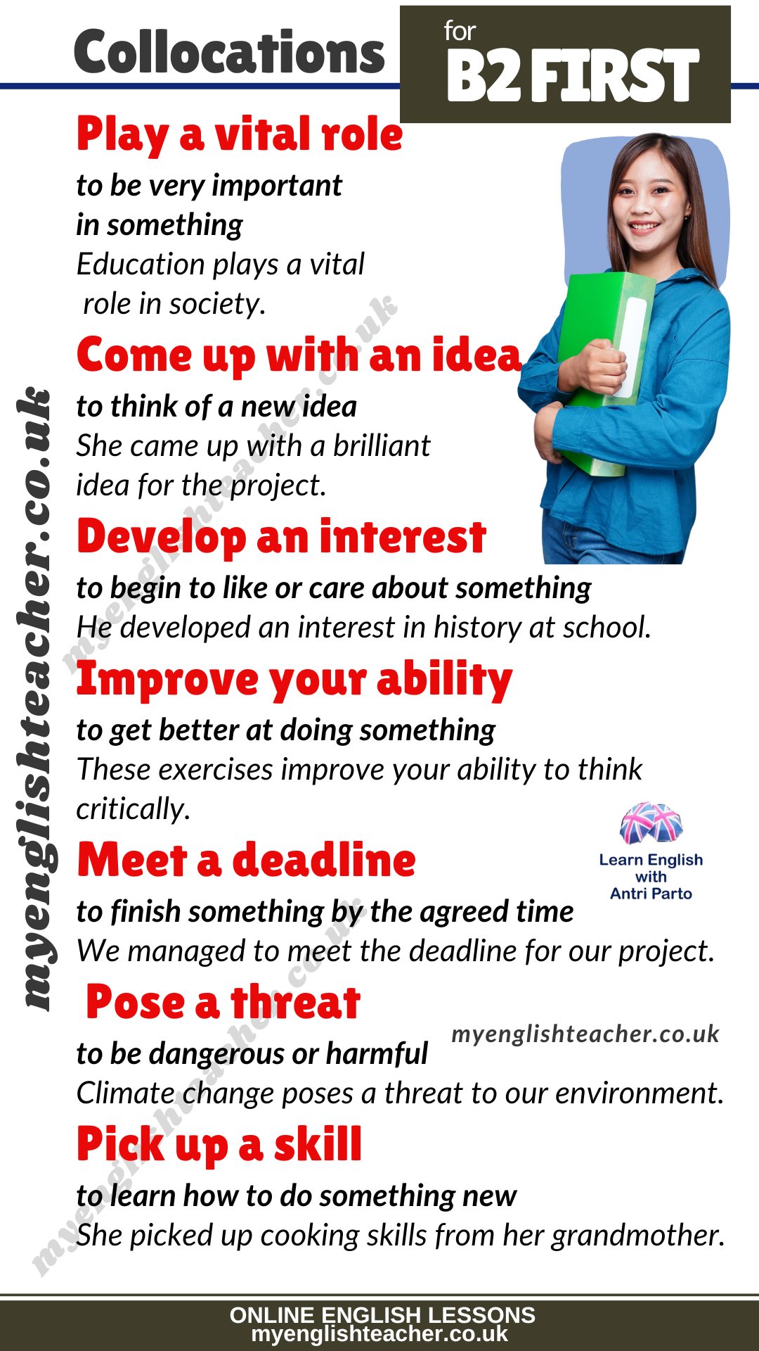 Collocations for B2 First Writing and Speaking - My Lingua Academy