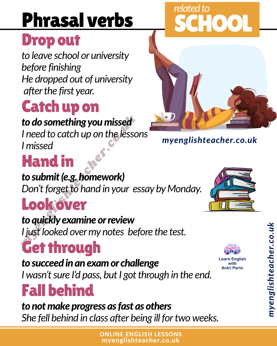 Vocabulary Related to School - My Lingua Academy