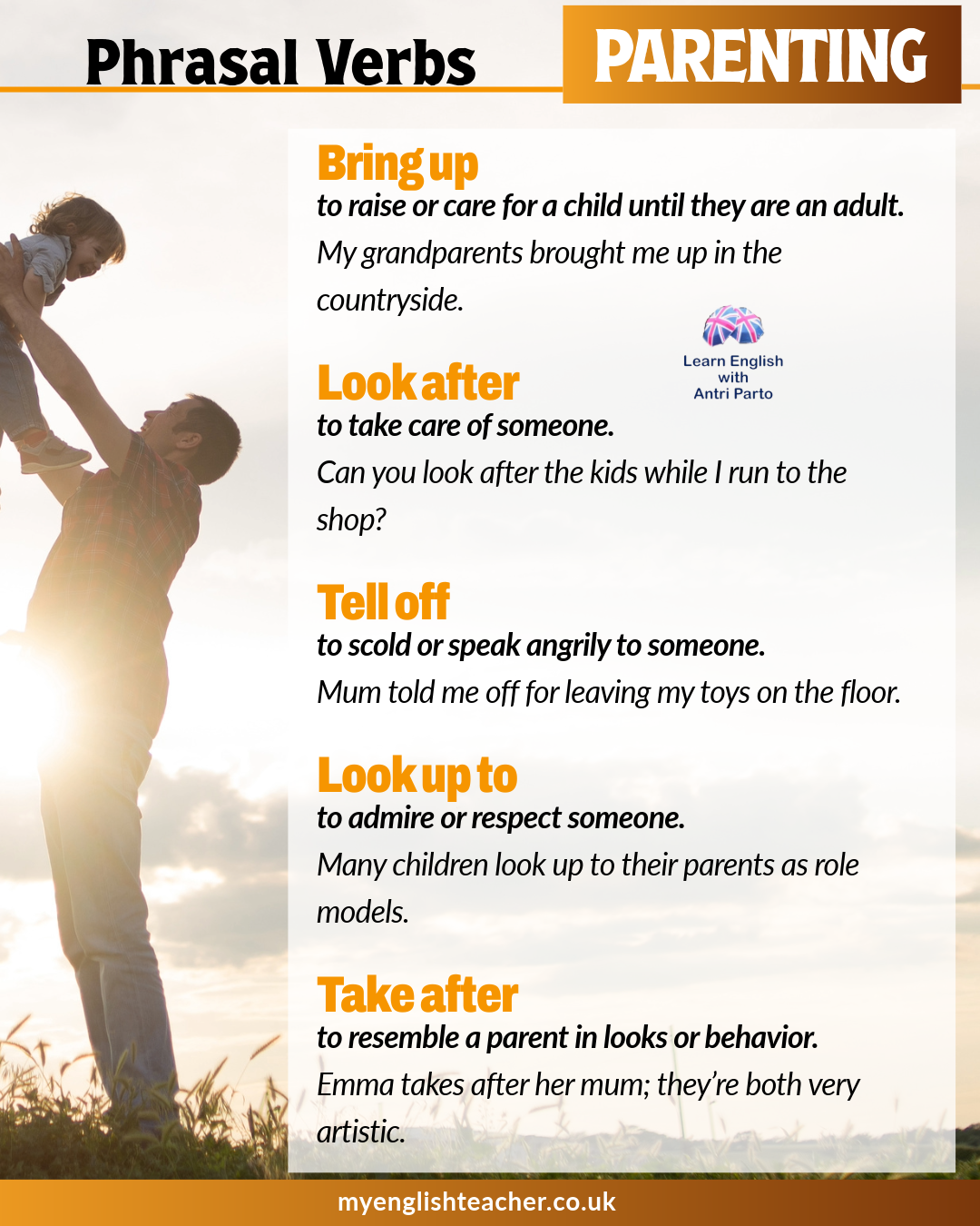 Phrasal Verbs Related to Parenting - My Lingua Academy