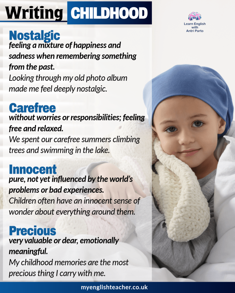 Adjectives to Describe a Childhood Memory - My Lingua Academy