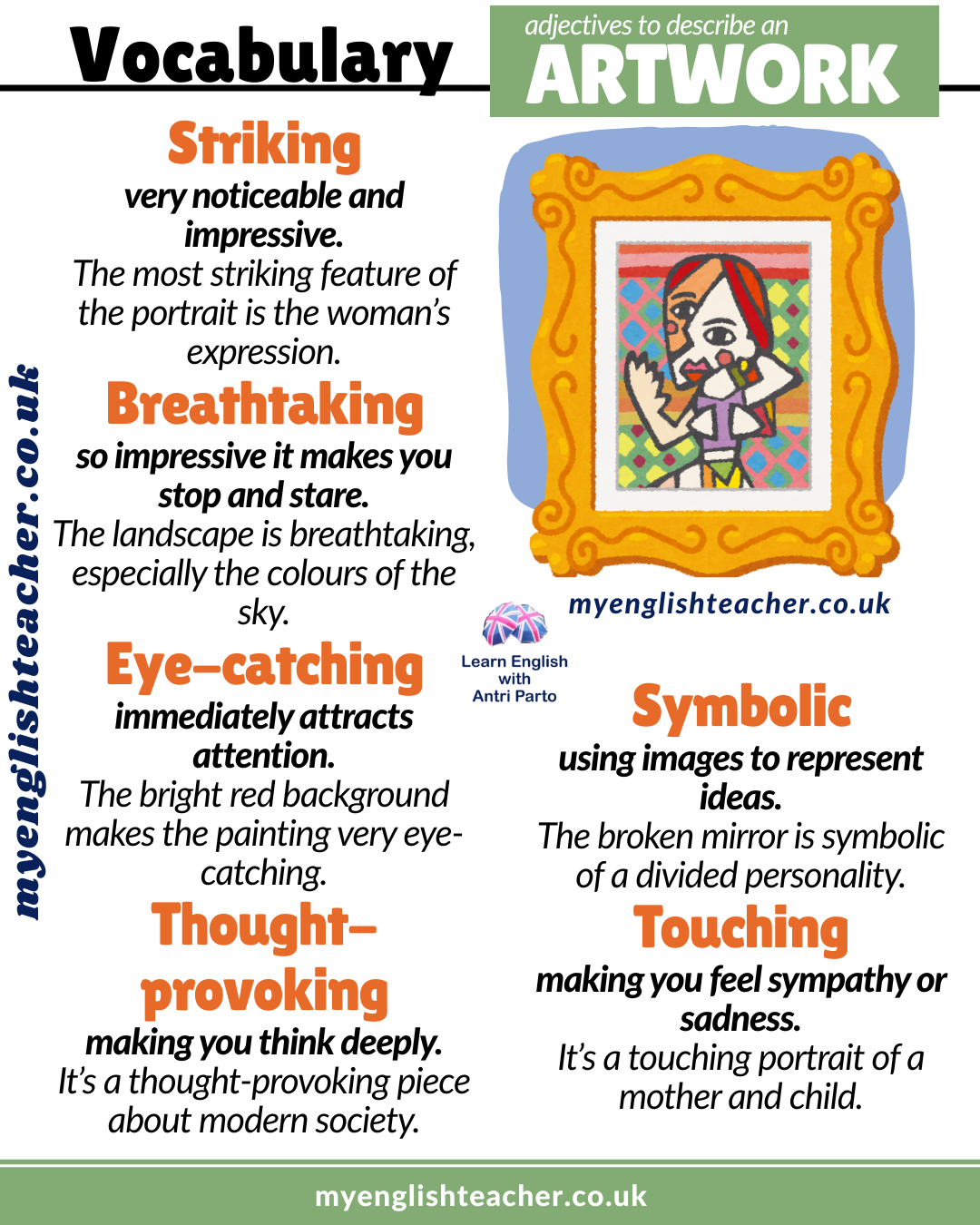 Adjectives to Describe an Artwork - My Lingua Academy
